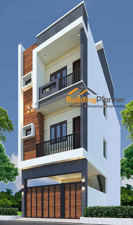 Buy 15x40 North facing readymade house plans online | BuildingPlanner